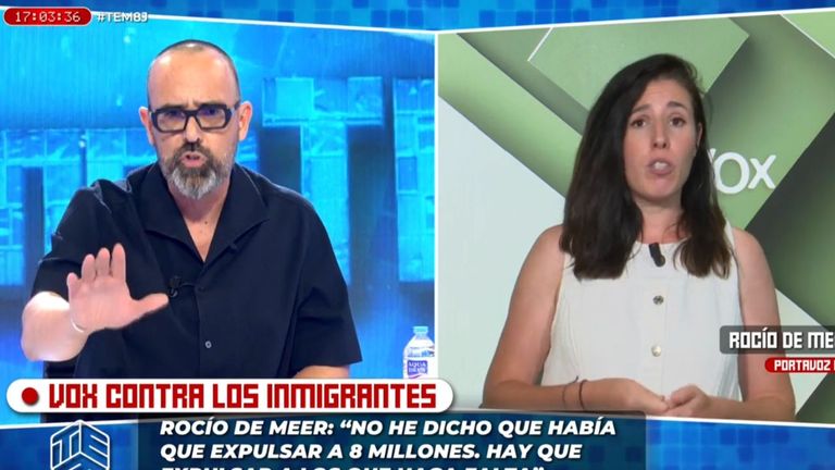 Risto Mejide despacha a Rocío de Meer, de Vox, en «Todo es mentira ...
