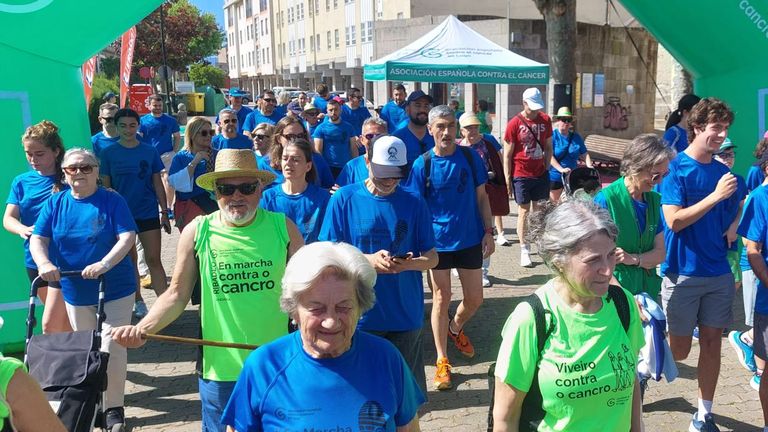 En imaxes, a Camiñata Contra o Cancro de Ribadeo
