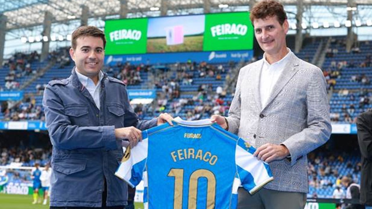 Feiraco renueva su patrocinio con el Deportivo