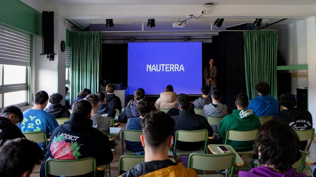 Nauterra captó talento en el instituto Maximino Romero Lema de Baio