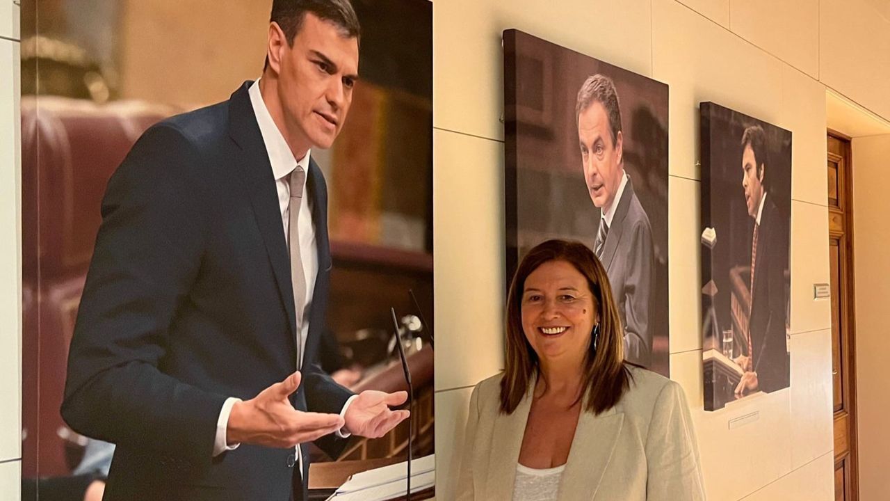 La ourensana Marga Martín presenta sus credenciales para ser diputada