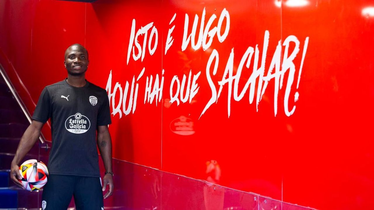 Nathaniel Nicholas, futbolista del Lugo, un ejemplo de superación