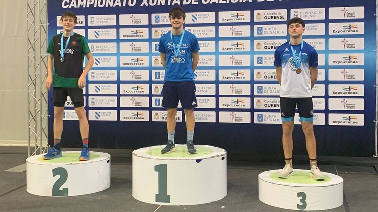 Tres atletas del club MillaRaio de atletismo compiten en el Campeonato de España
