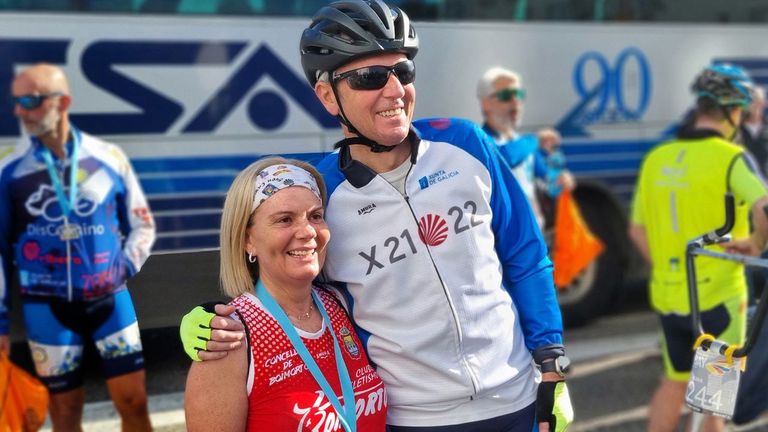 Rubén Pires y Carmela Cardama se coronan en la Vig-Bay