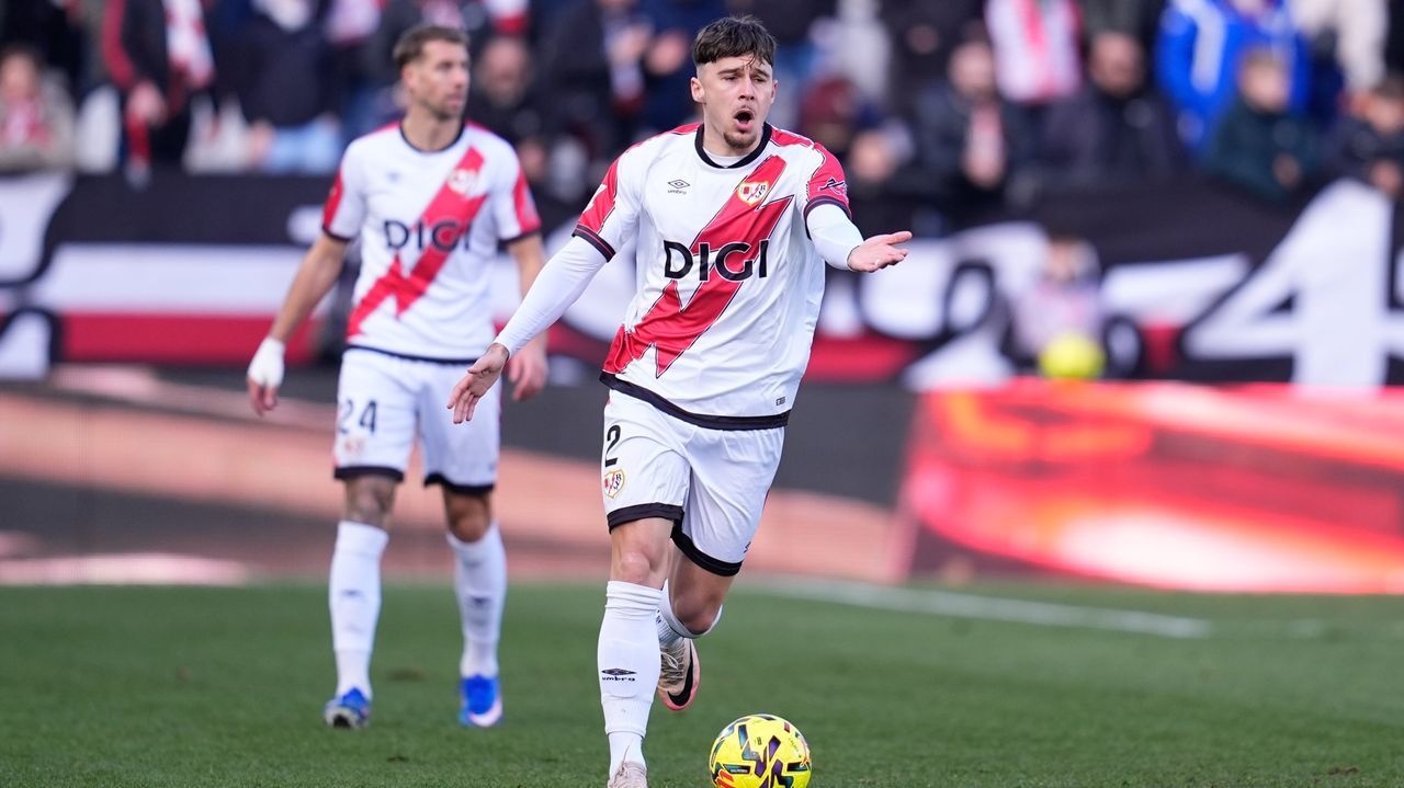 El Rayo tendrá en Balaídos las bajas de Ratiu, Luiz Felipe y Óscar Valentín