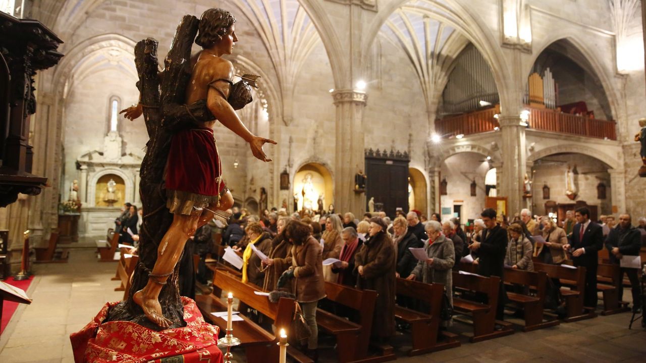Pontevedra revive o voto de San Sebastián