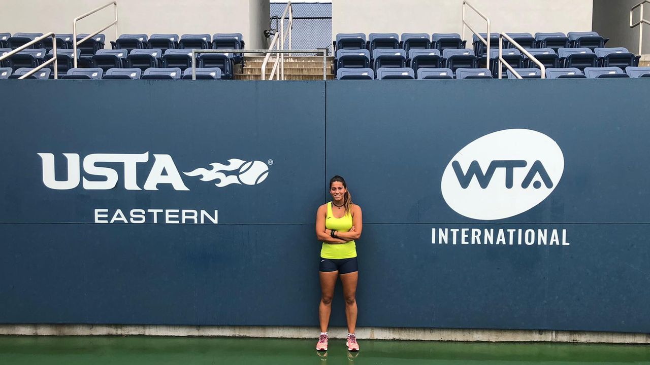 Jéssica Bouzas ya ultima en Nueva York su debut en el US Open