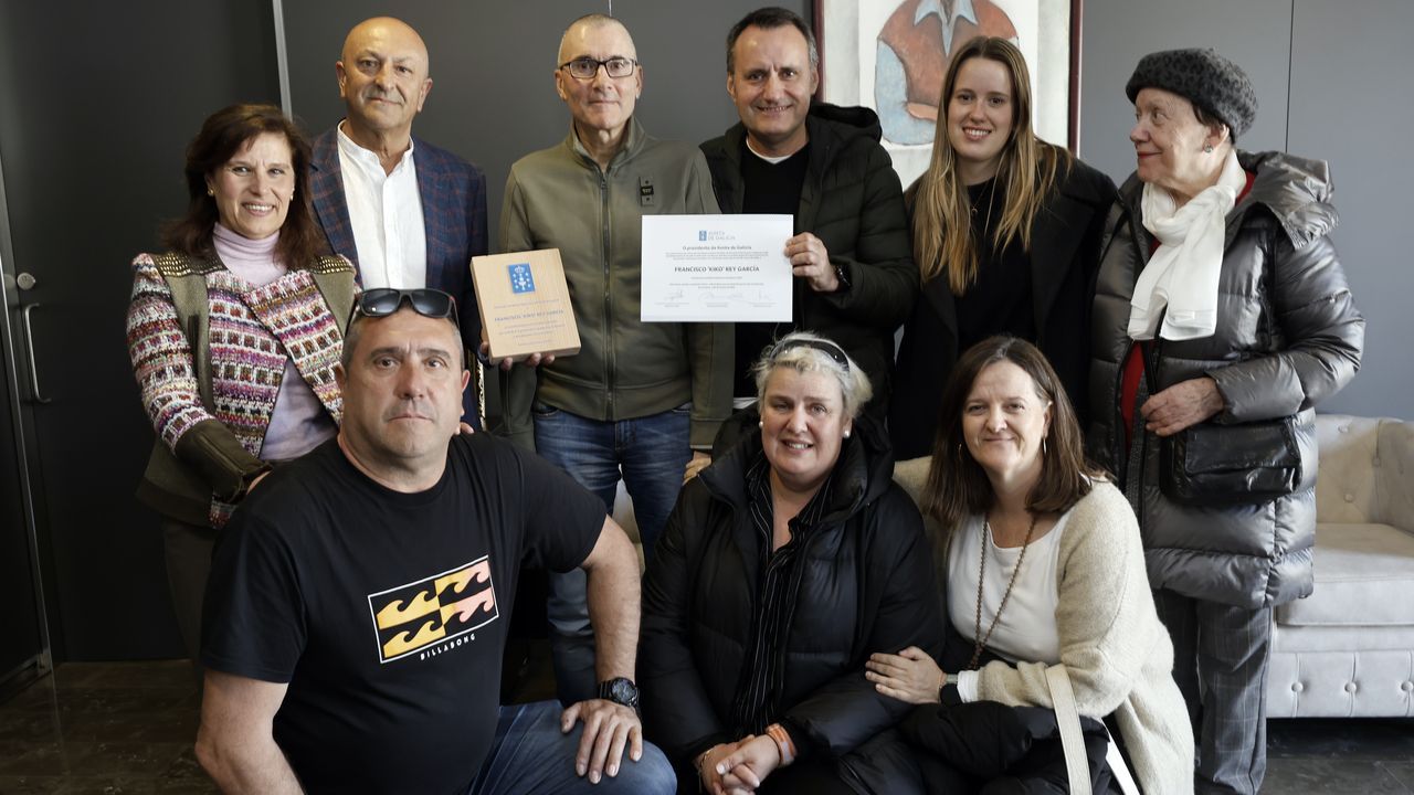 Kiko Rey recibió en Viveiro la distinción al mérito deportivo