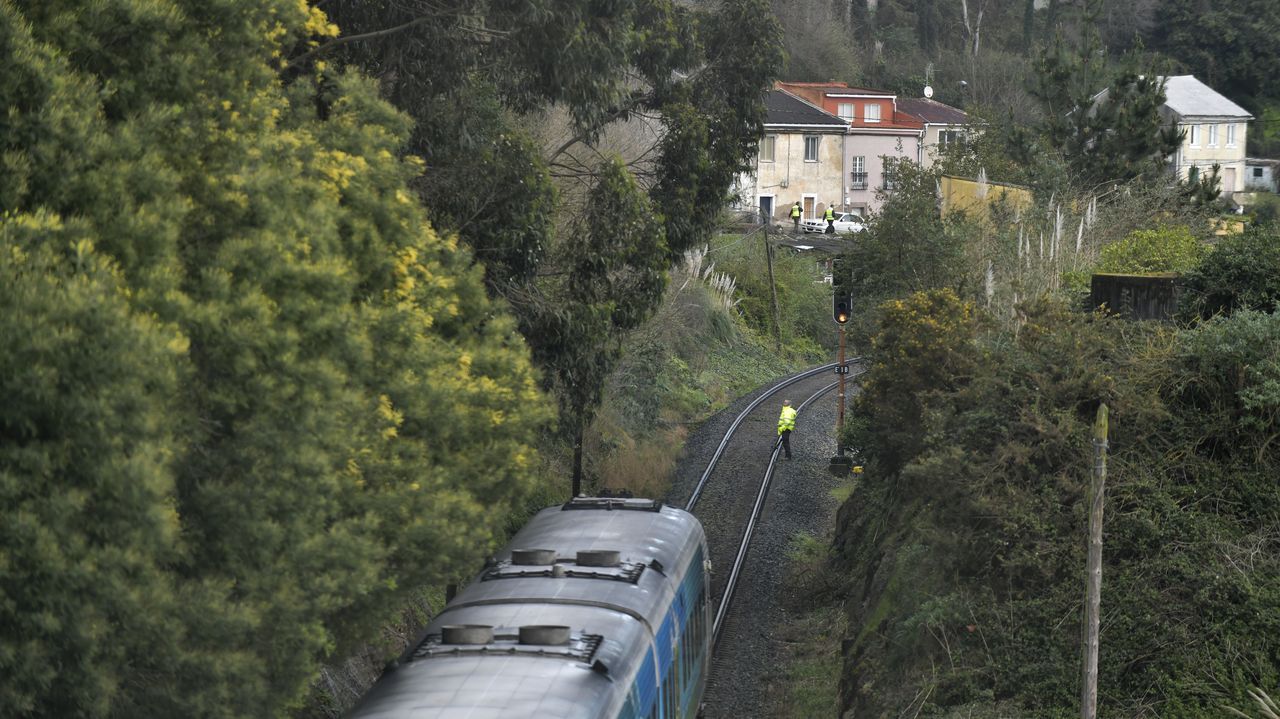 Muere una mujer tras ser arrollada por un tren en As Xubias, en A Coruña