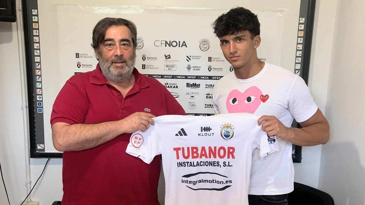 Mario Regueiro y Manu Sánchez, juventud para el ataque del Noia