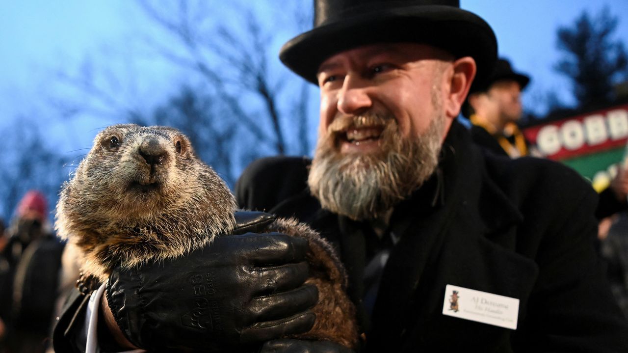 La marmota Phil pronostica una primavera adelantada con temperaturas ...