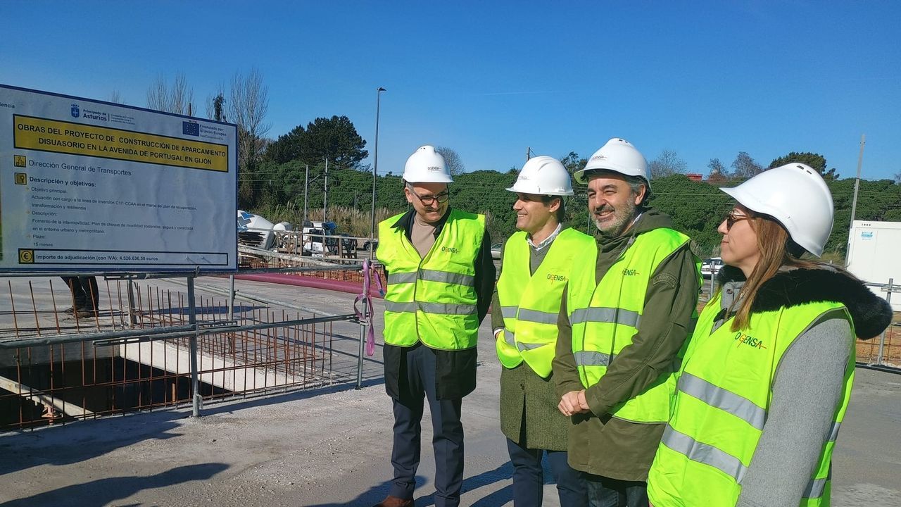 La obra del aparcamiento subterráneo de la avenida de Portugal, ejecutada en más de un 50%