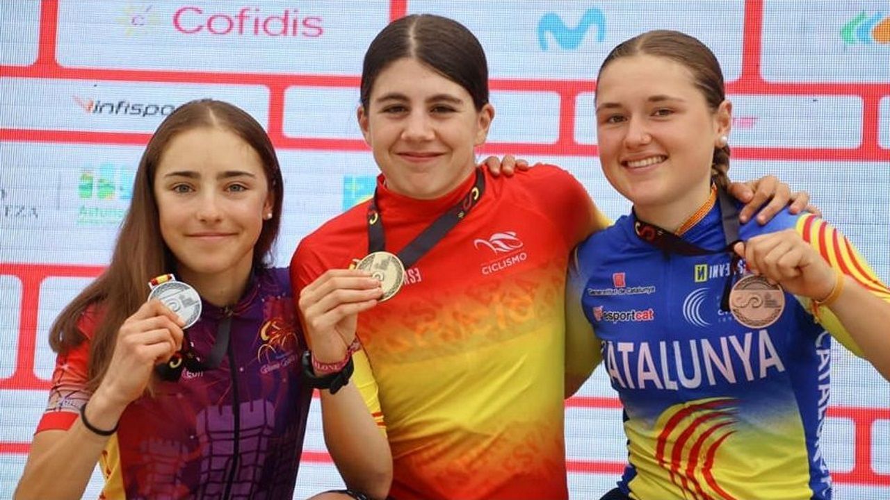 La joven ciclista santiaguesa Alejandra Neira logra dos medallas de oro ...