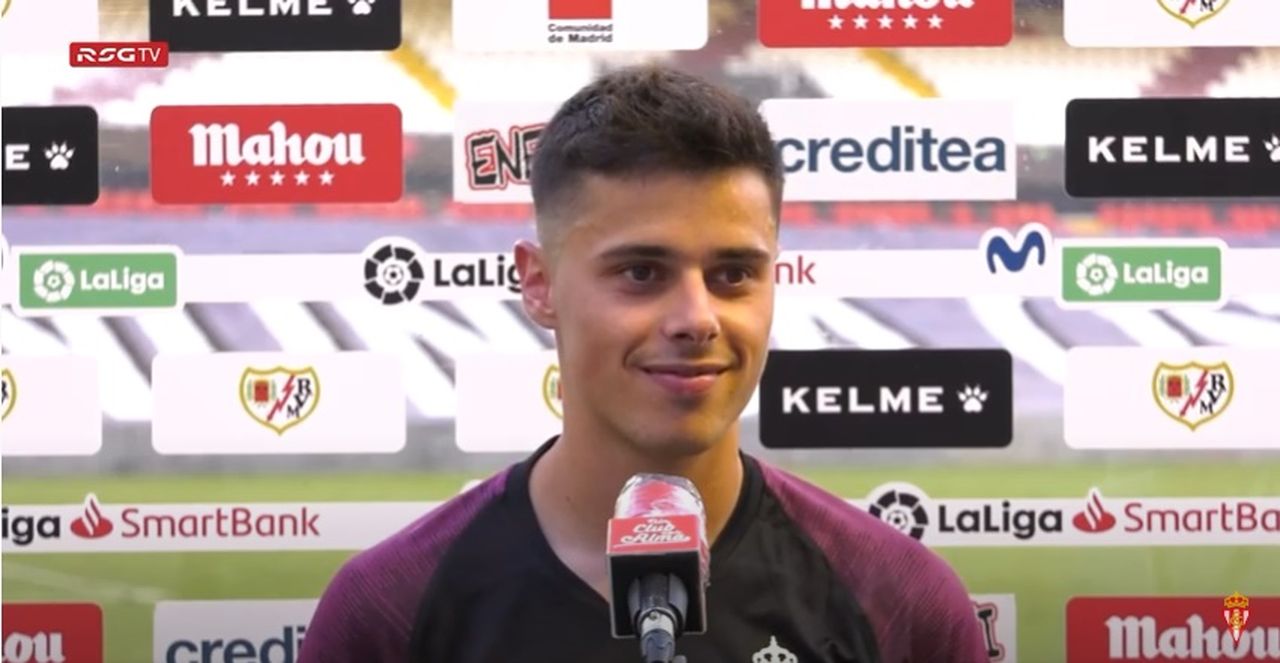 Gaspar: «Muy contento por el gol y por la victoria del Sporting»