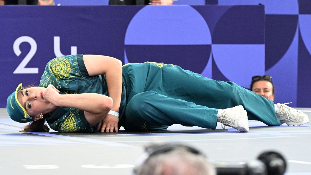 La olímpica australiana viral por su peculiar estilo de break dance se ...