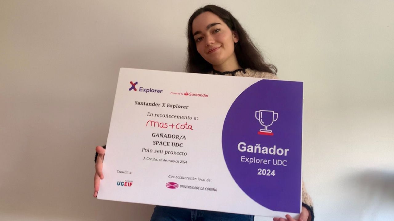 Una alumna del campus de Ferrol gana el programa Explorer UDC de emprendimiento por una guía ...