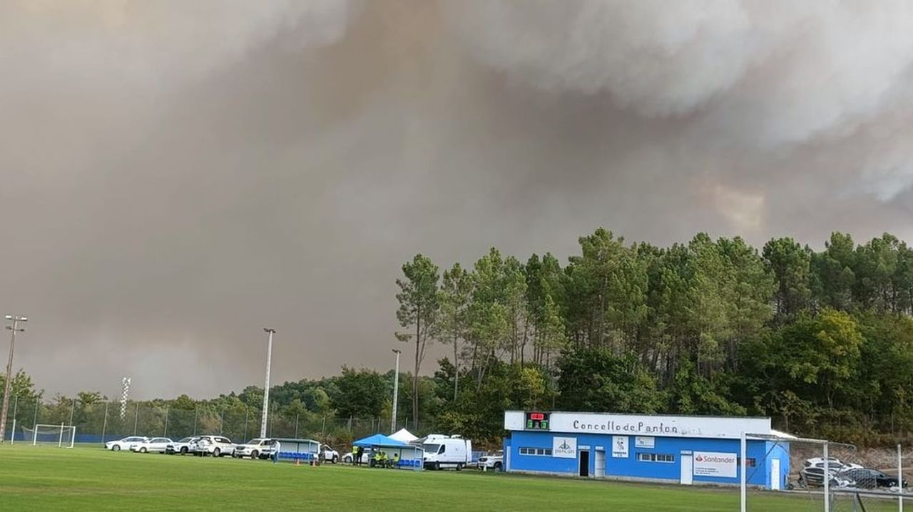 Se suspende el partido entre el Sober y el Palas por los incendios