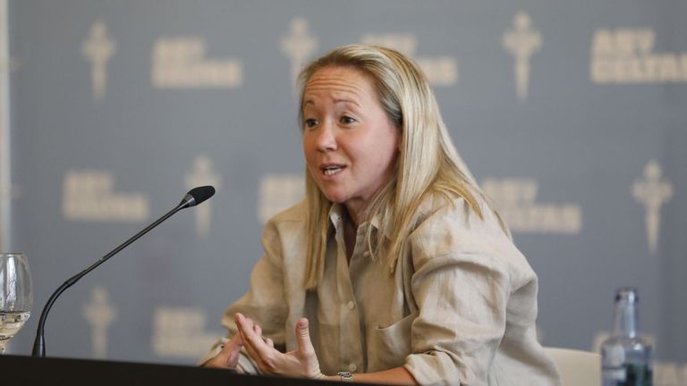 La presentación de Vicky Vázquez como entrenadora de As Celtas, en imágenes