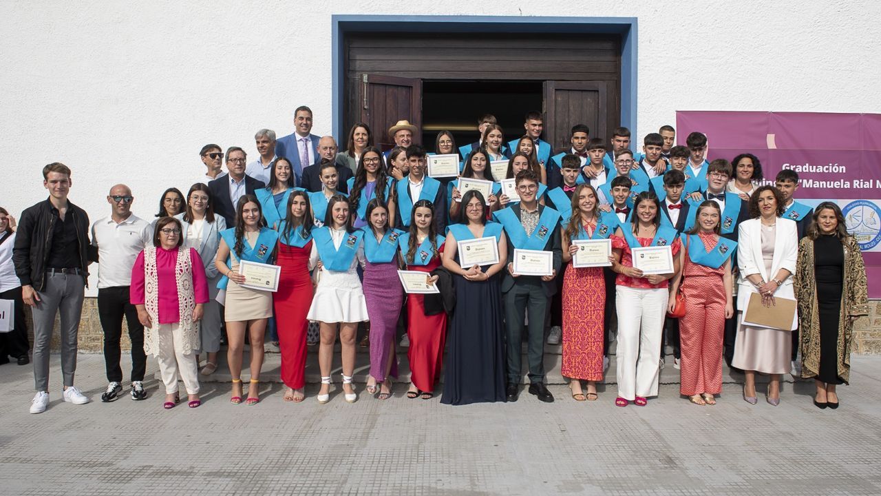 Graduación de cuarto de ESO en el Manuela Rial Mouzo