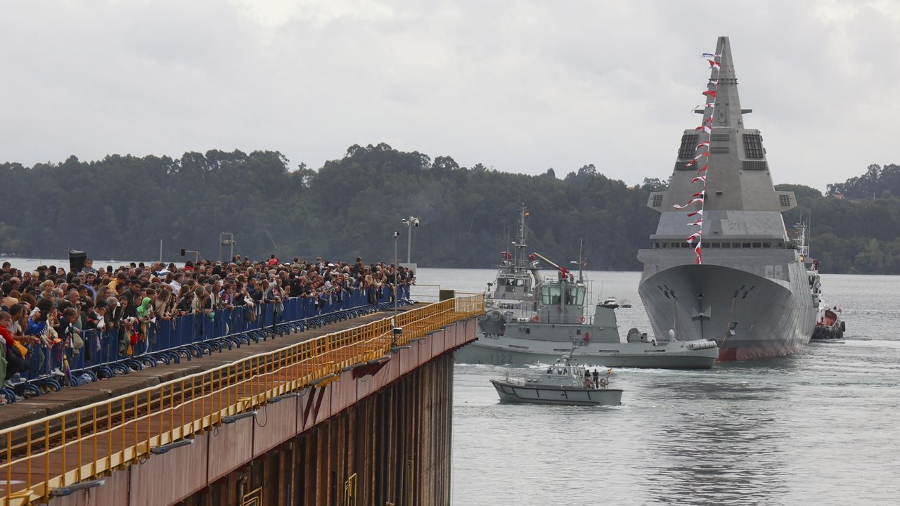 Navantia bota en Ferrol la fragata F-111, emblema del «resurgir ...