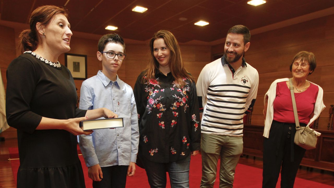 Recepción oficial al medallista Luca Rey