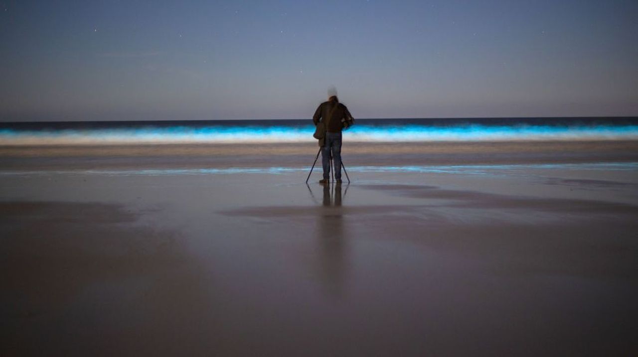 La magia del mar de ardora, en la playa de Carnota
