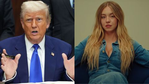 Trump apoyó a la actriz republicana Sydney Sweeney, 2025