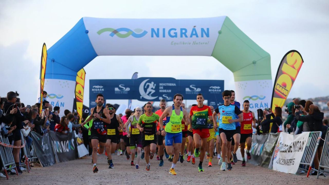 Daniel Bargiela y Sofía Freaza ganan la Nocturna de Nigrán