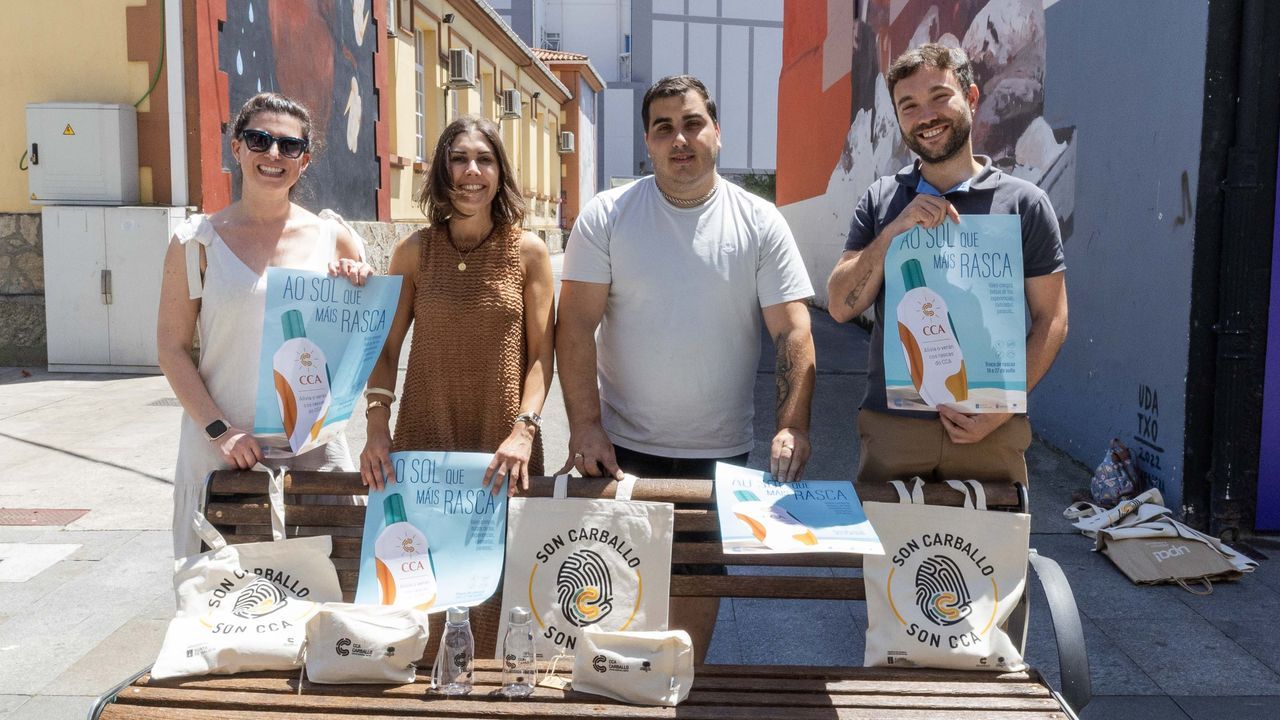 Continúa la campaña comercial del CCA de Carballo «Ao sol que + rasca»