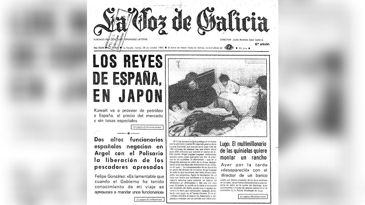 Se cumplen 45 años de la quiniela que hizo millonario a Ángel Legaspi ...