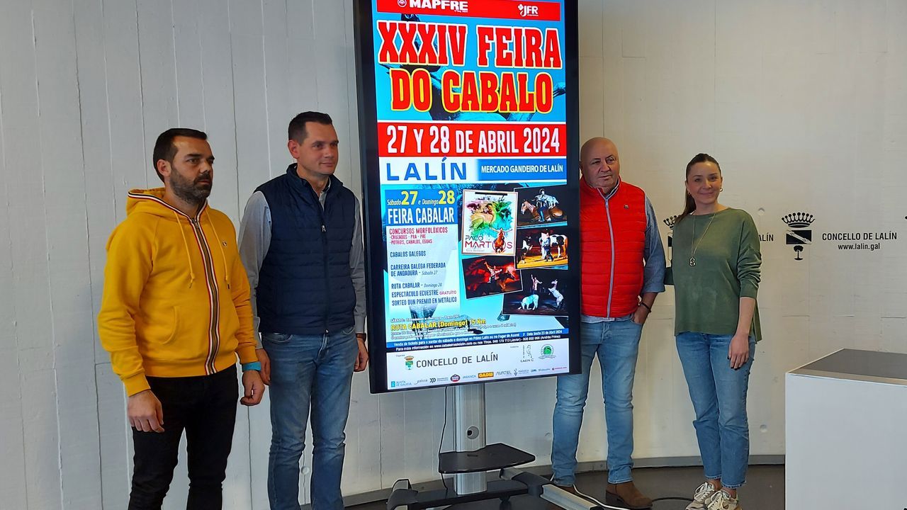 La Feira do Cabalo de Lalín espera llegar a los 200 caballos