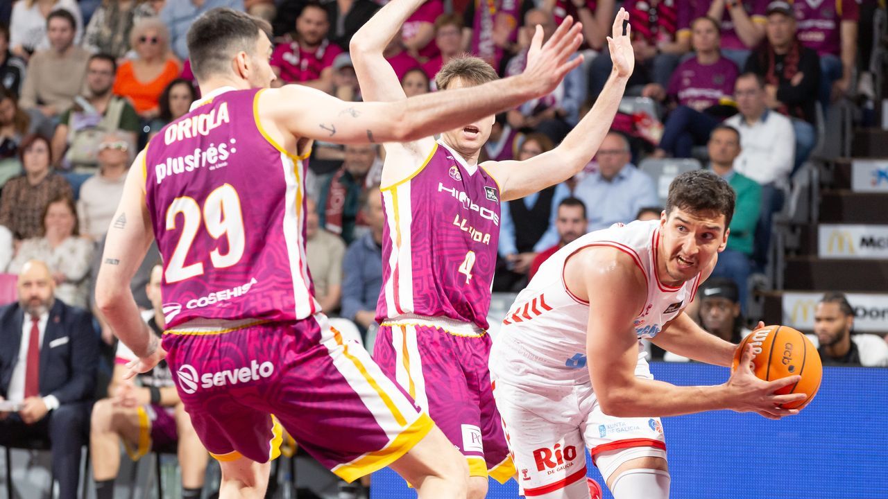 El Río Breogán se inmola en el triple en la cancha del Leida (94-81)