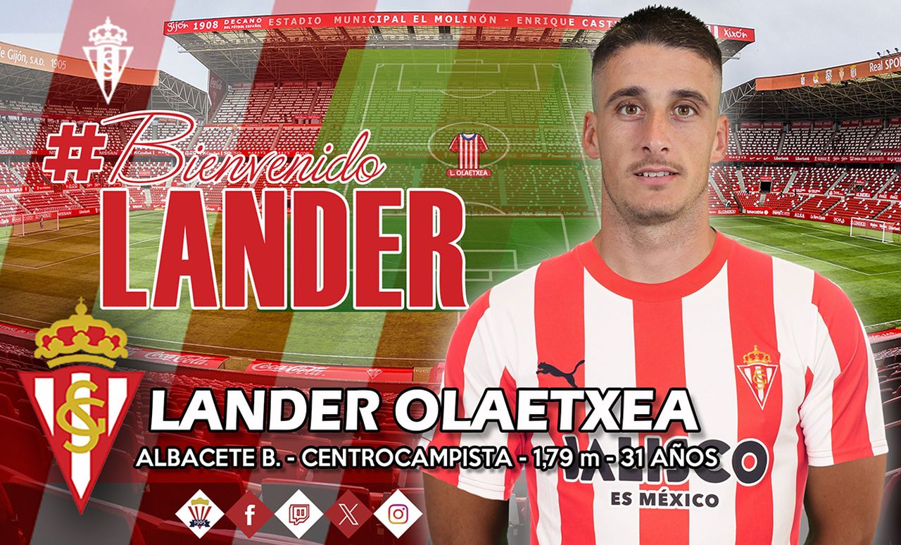 El Sporting pacta el fichaje de Lander Olaetxea