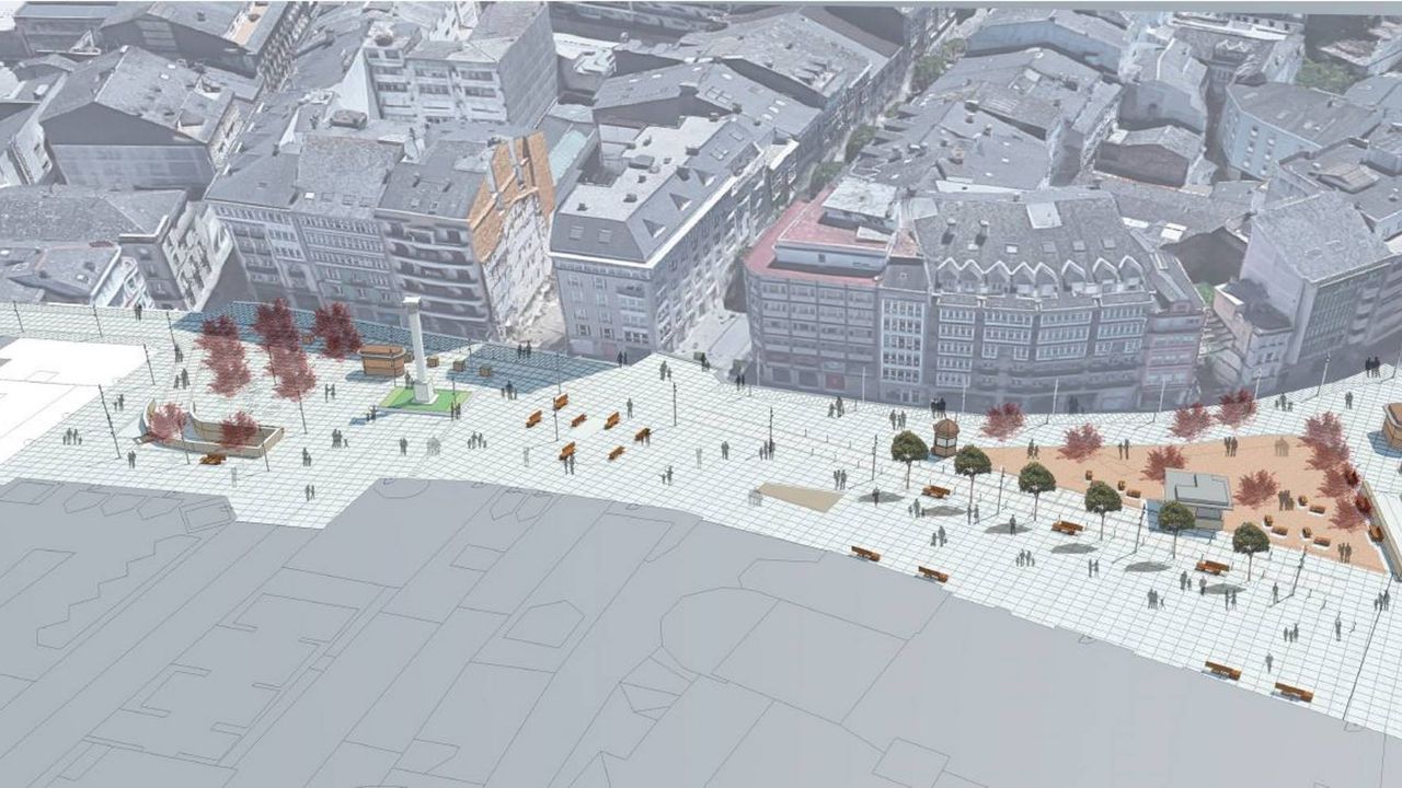 Lugo Monumental pide para Santo Domingo zonas verdes como en la Praza Roxa