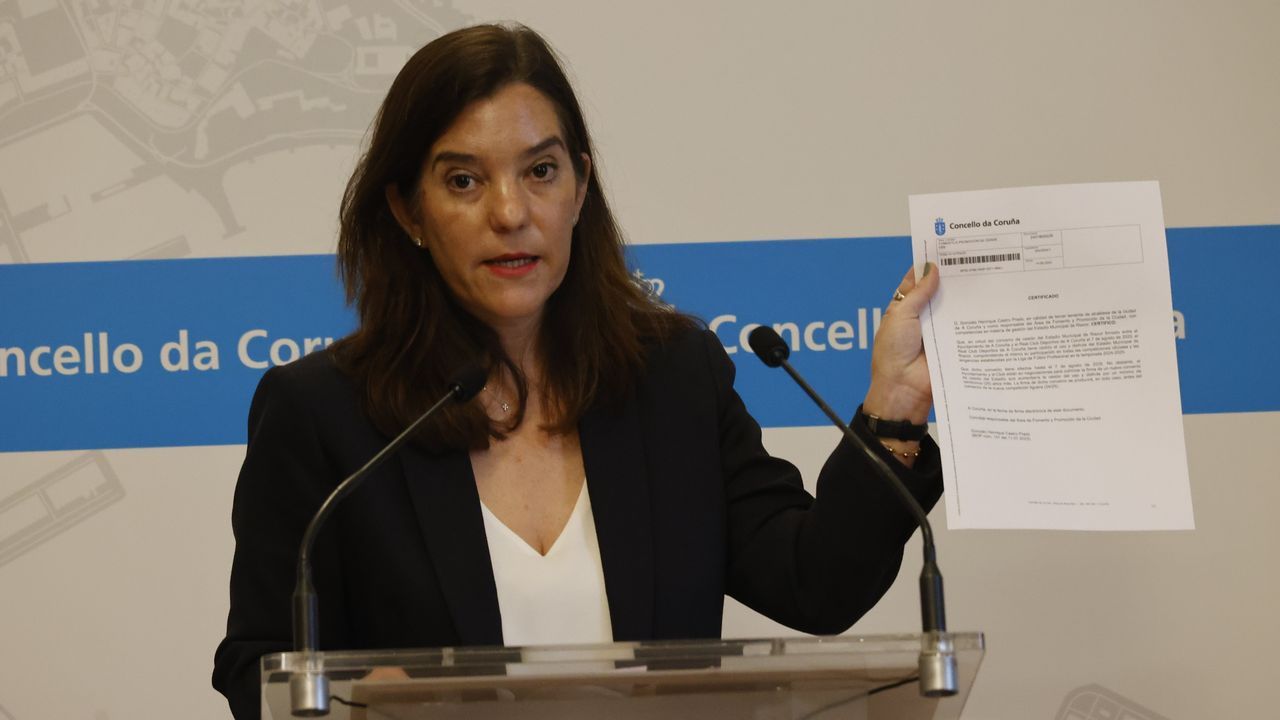 Inés Rey habla de un convenio para Riazor y el Deportivo entiende que ...