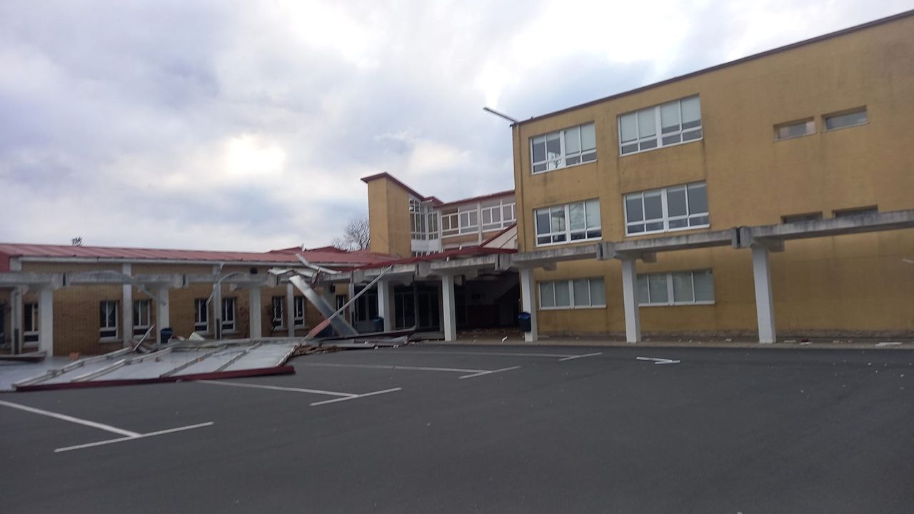 Temporal Martinho | Suspenden las clases en el colegio de Cerceda ...