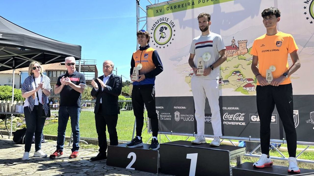 Nati García y Jorge Puig ganaron la carrera popular de Monforte