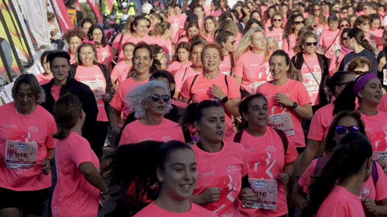Ángela Viciosa gana la Carrera de la Mujer, que reunió a ocho mil ...