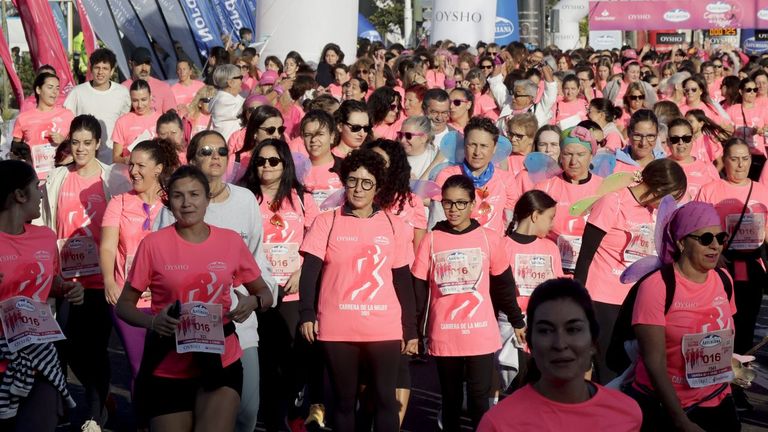 Ángela Viciosa gana la Carrera de la Mujer, que reunió a ocho mil ...
