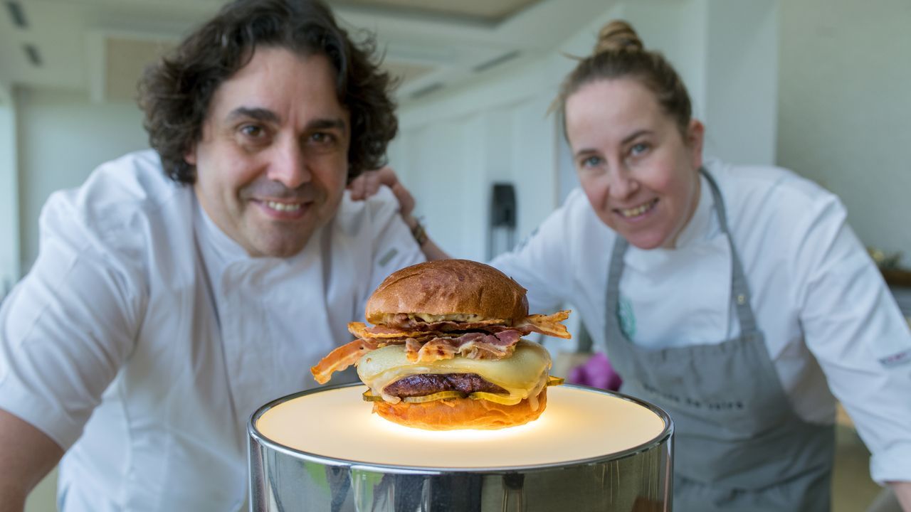 Así es la hamburguesa que prepara un estrella Michelin