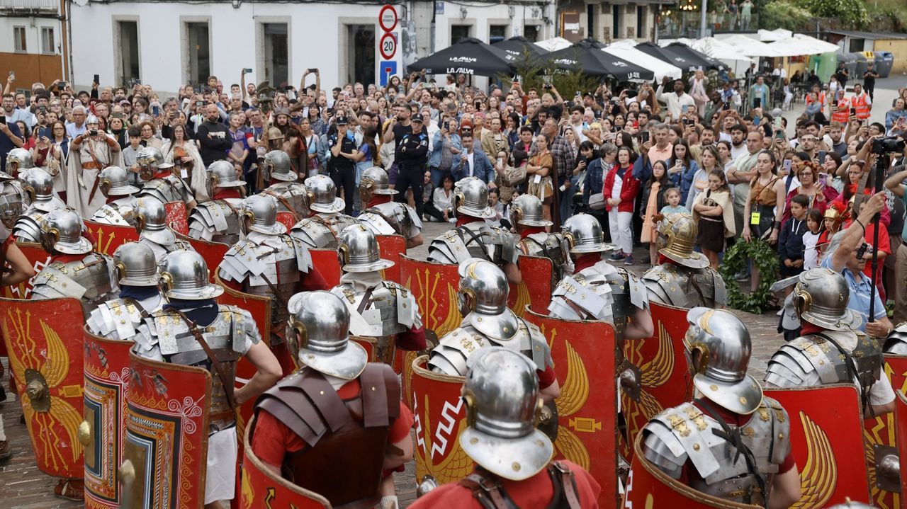 Las legiones romanas dan en Lugo el pistoletazo de salida al Arde Lucus