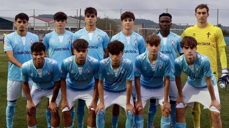 El Celta Juvenil de División de Honor golea al colista a domicilio y disputará el liderato al ...