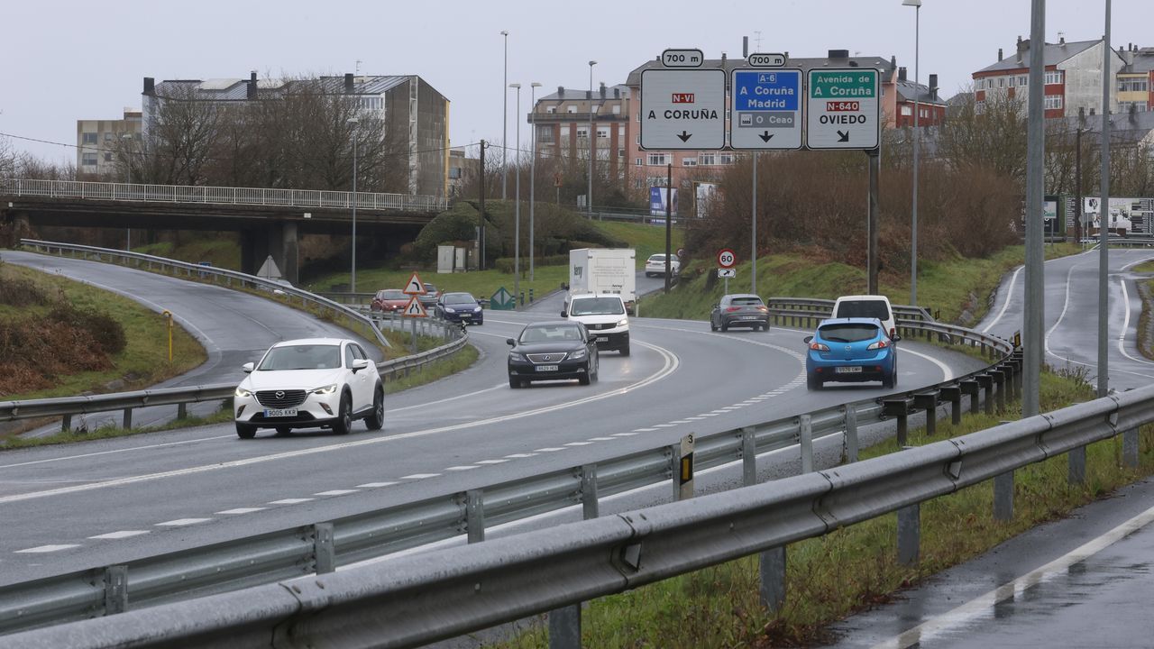 Hasta 37.000 vehículos diarios llegan a circular por la N-VI en Lugo ...