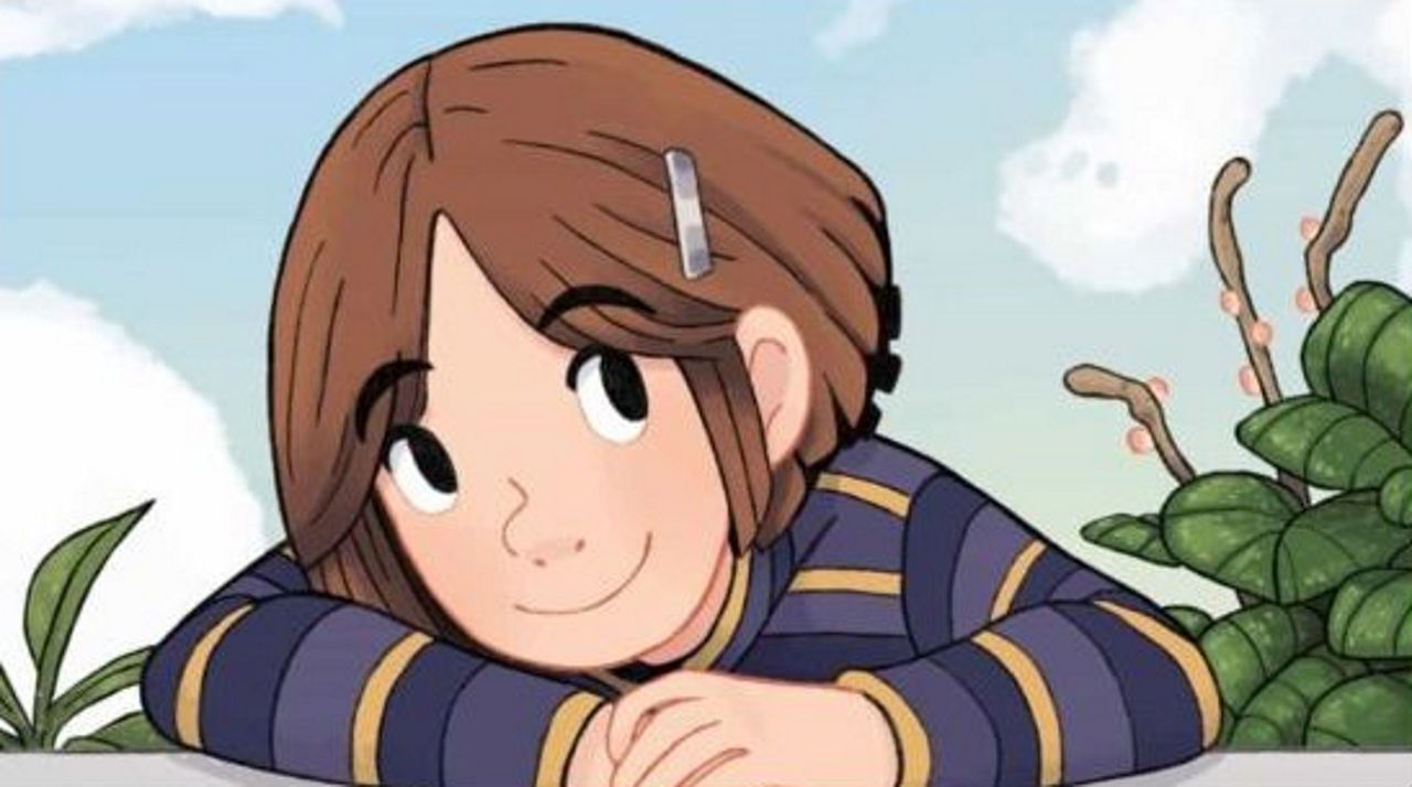 Sabela Fernández Trelles, mañana en el colegio Gándara-Sofán de Carballo