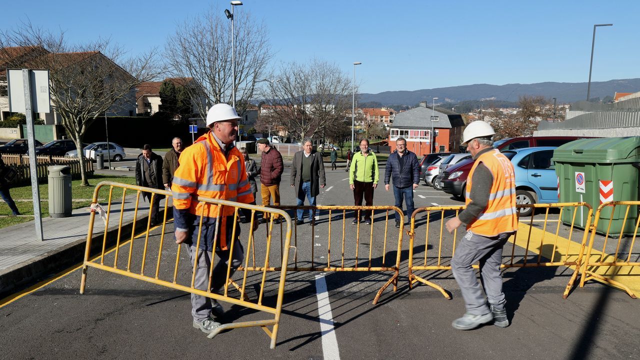 Abierto el nuevo vial en terrenos de la ONCE, en Pontevedra
