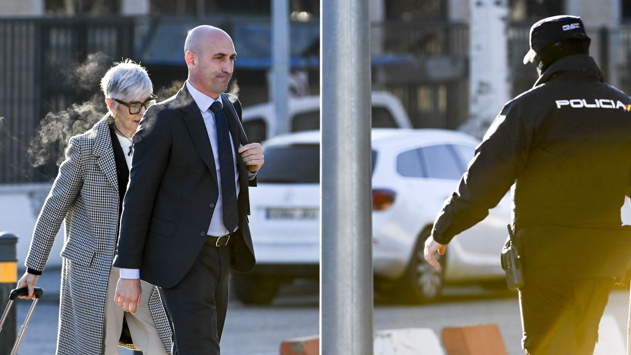 Rafa Hermoso, en la tercera sesión del juicio a Rubiales por su beso a ...