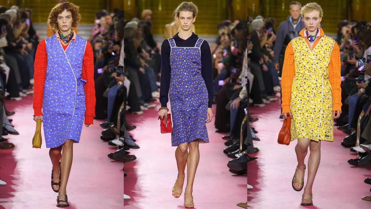 Los mandilones de las abuelas gallegas triunfan en la pasarela de París