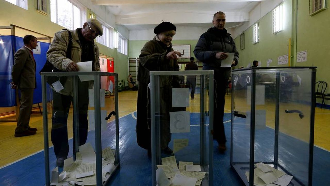 Casi la mitad de los crimeos ya votaron en el referéndum