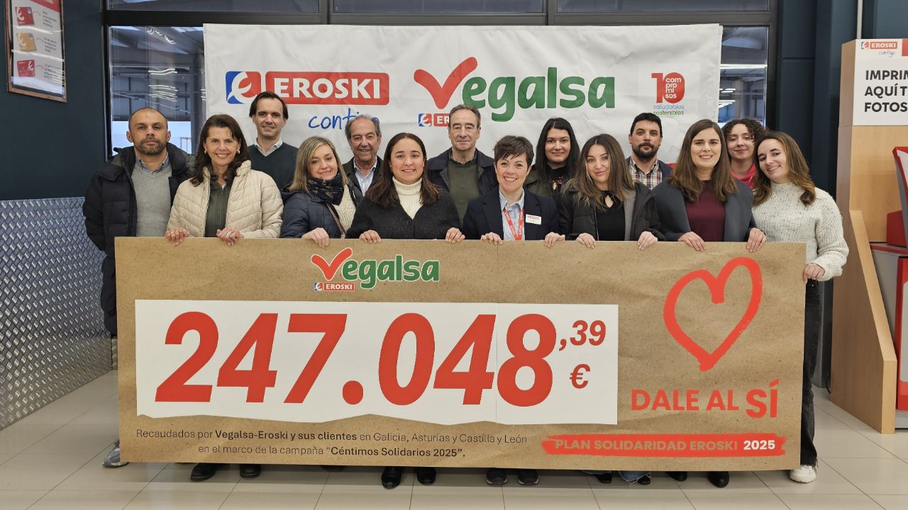 Cada céntimo cuenta: la solidaridad de los clientes de Vegalsa-Eroski ...