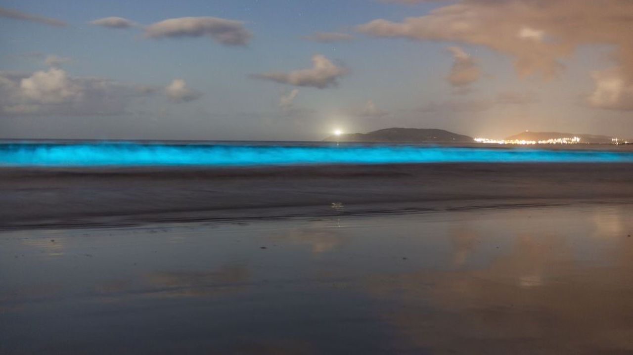 La magia del mar de ardora, en la playa de Carnota
